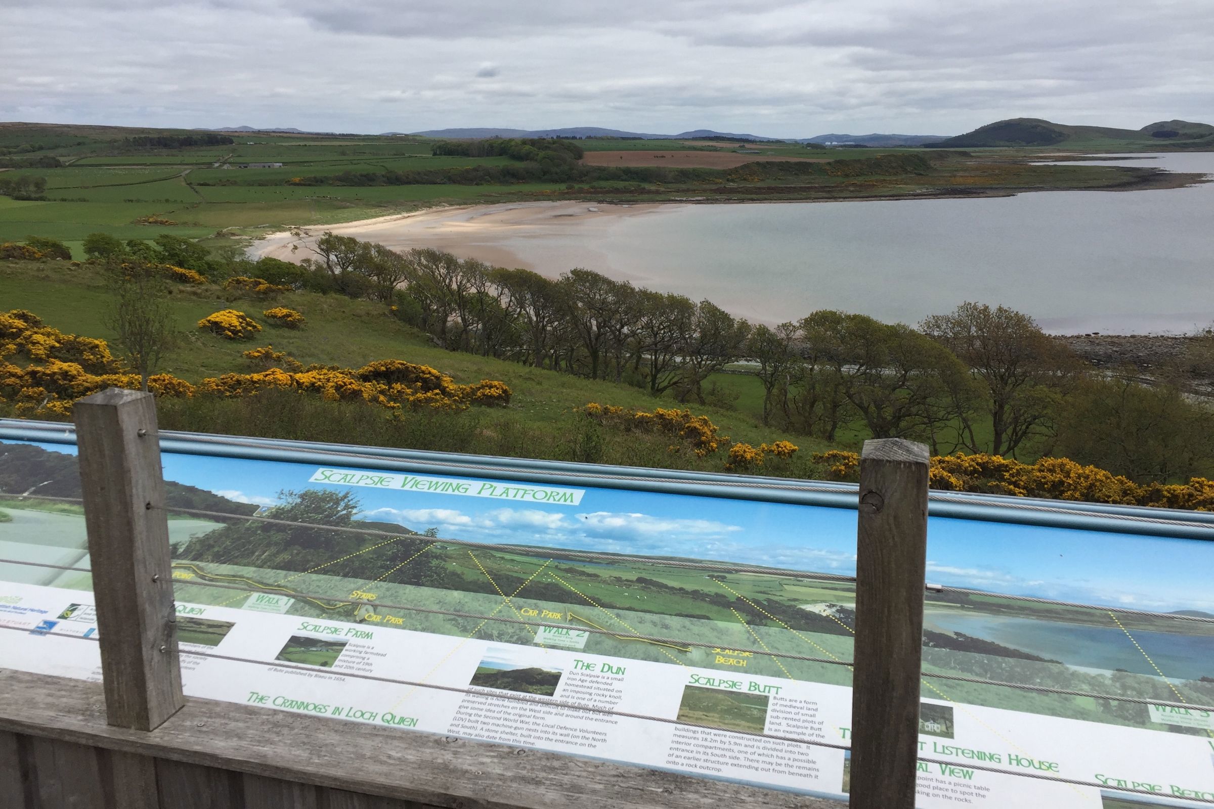 The beautiful beaches of the Isle of Bute